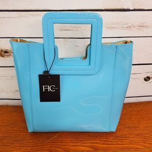 FFC | Bags | Ffc New York Turquoise Purse Double Square Handles | Poshmark